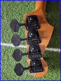 Fender Lic. Allparts Jazz Bass Neck. QUARTERSAWN ROASTED MAPLE. Made in ...